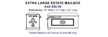 Imperial Mailbox 8 - Classic (mailbox only)