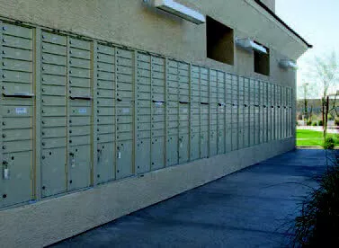 Mailbox With 20 Tenant Compartments and 2 Parcel Lockers