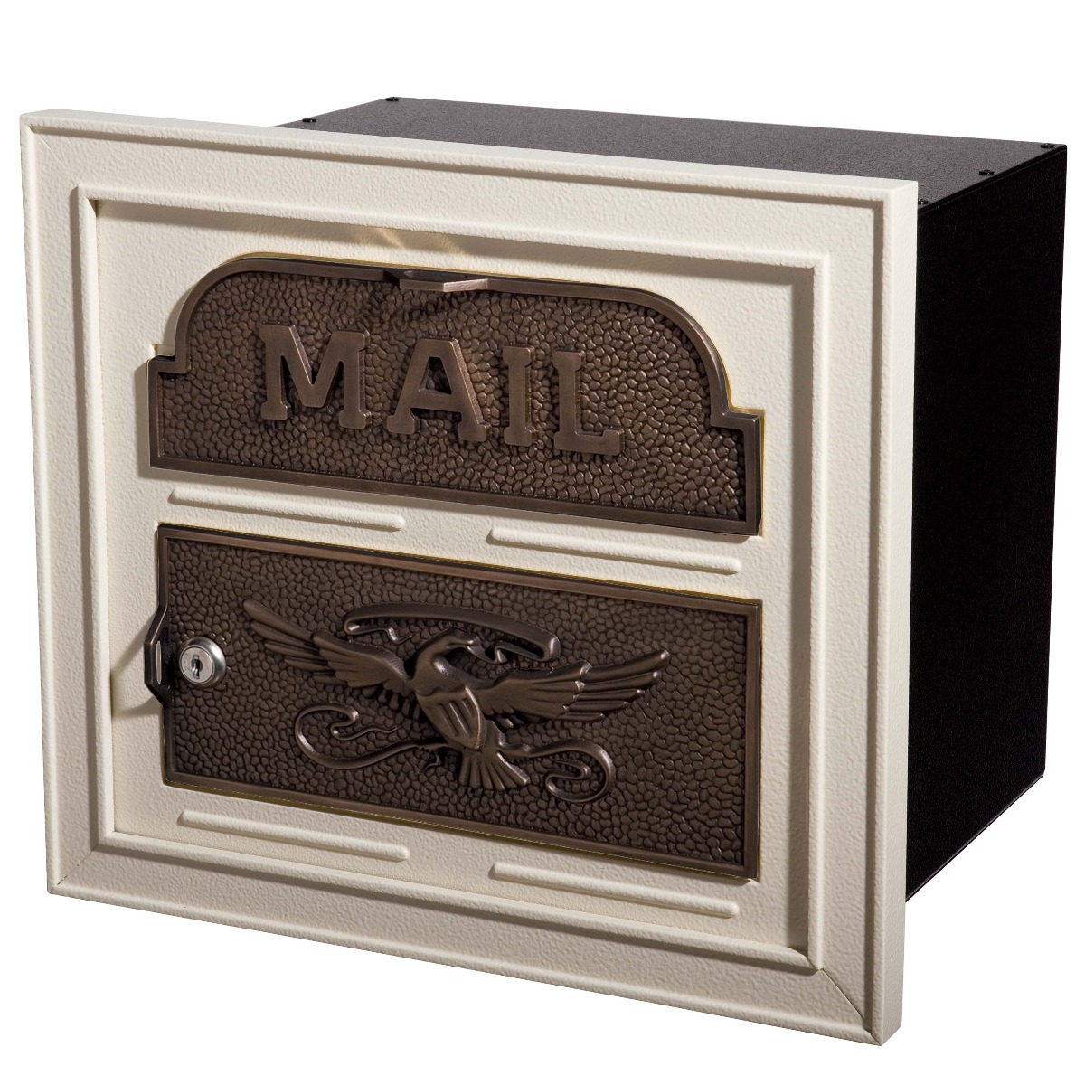 Column Insert Mailboxes in Antique Bronze