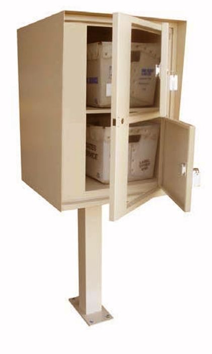 Front Access Double/Double Commercial Box in Aluminum