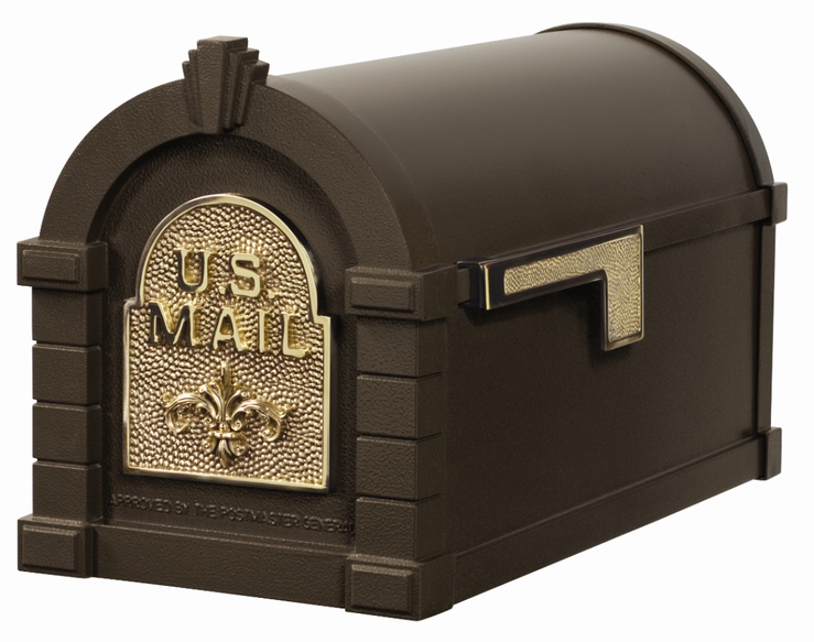 Fleur De Lis Keystone Series Mailbox - Budget Mailboxes