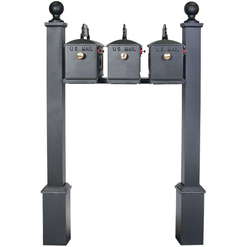 Multiple Tenants Decorative Mailboxes System 3 by Imperial