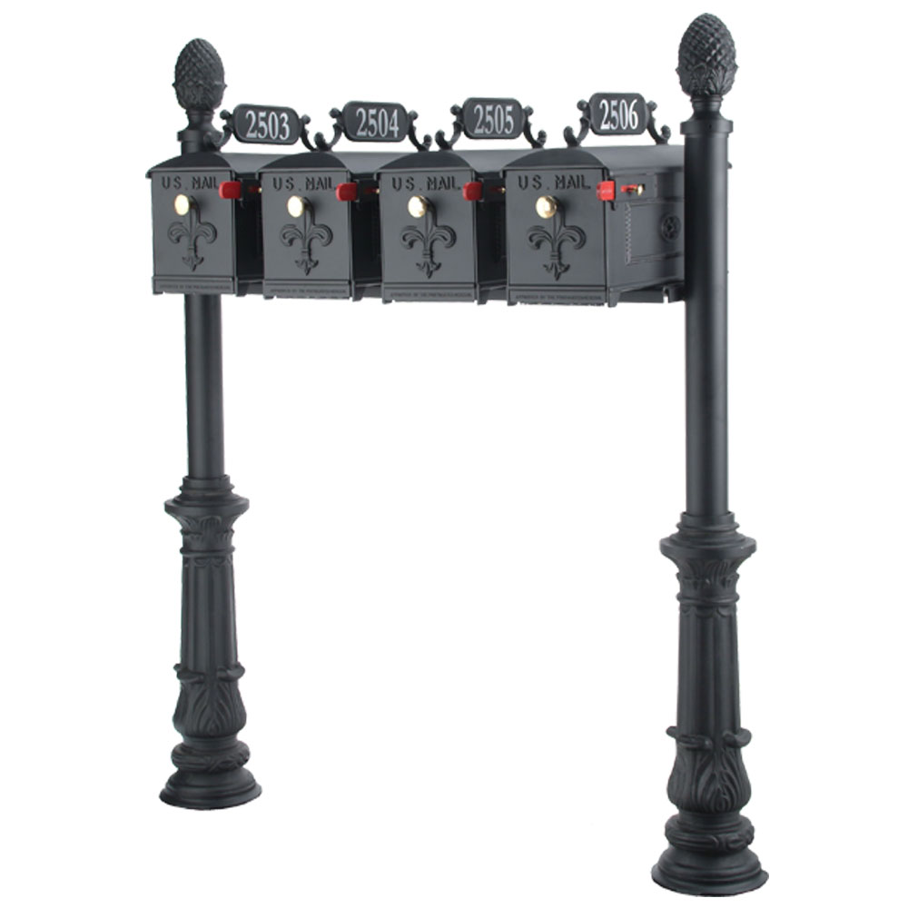 Multiple Tenants Decorative Mailboxes System #1 - Imperial
