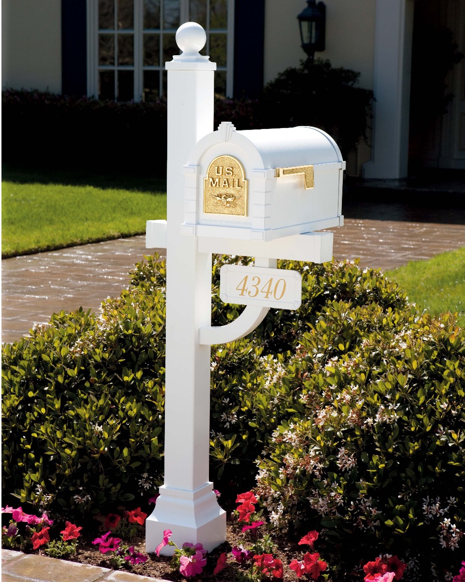 Original Keystone Deluxe Mailbox and Post Packages - Gaines