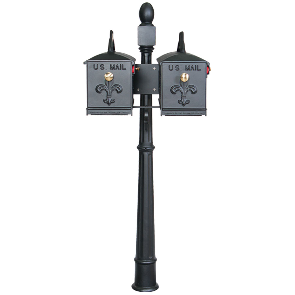Twin Mailbox Deluxe System # 2 - Imperial Mailbox Systems