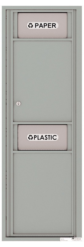 Florence 4C Medium Trash Bin – Front Load, 14-Door, Surface Mount