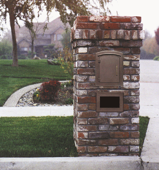 Allux Stand-Mount Rod (Mailbox sold Separately)