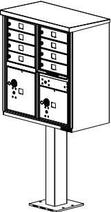 Florence 1570 Cluster Mailbox Installation Guide