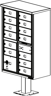 Florence 1570 Cluster Mailbox Installation Guide